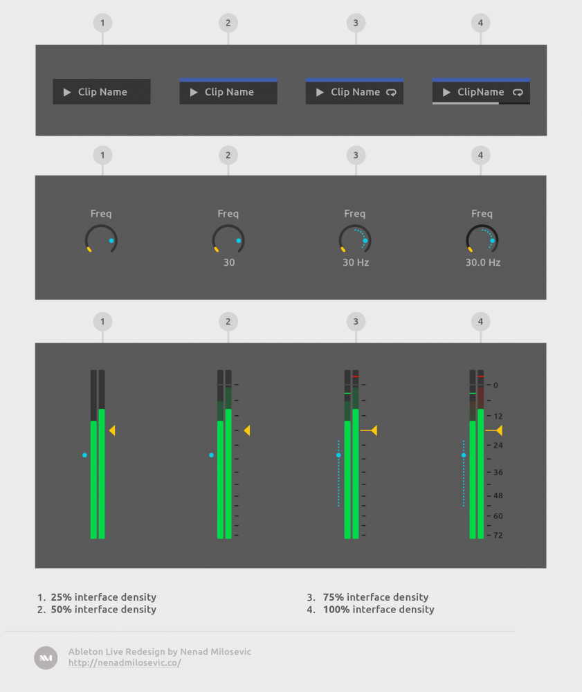 Ableton Live redesign | Audio user interface process & case study Ableton Live redesign | Audio user interface process & case study