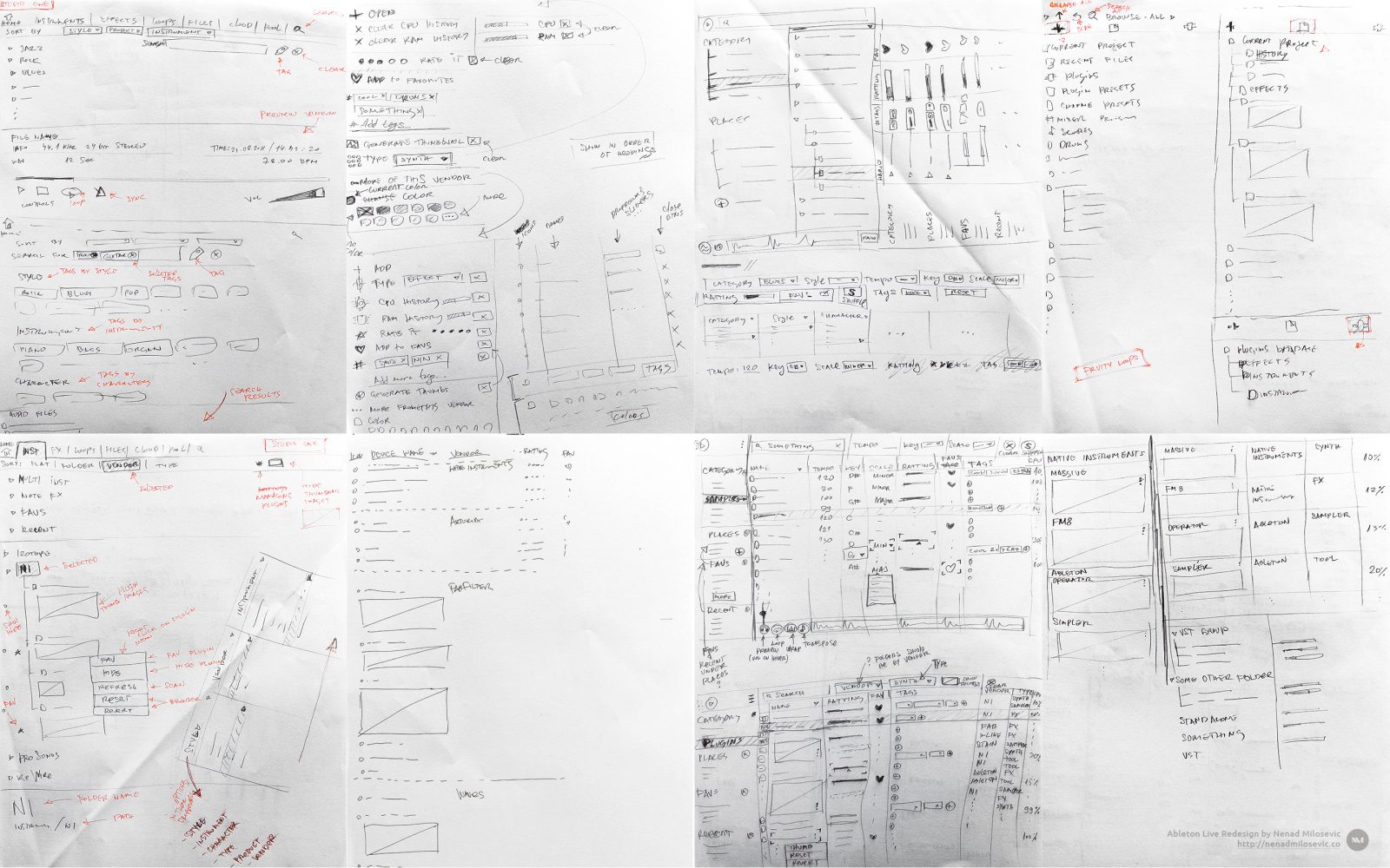 Ableton Live redesign | Audio user interface process & case study Ableton Live redesign | Audio user interface process & case study