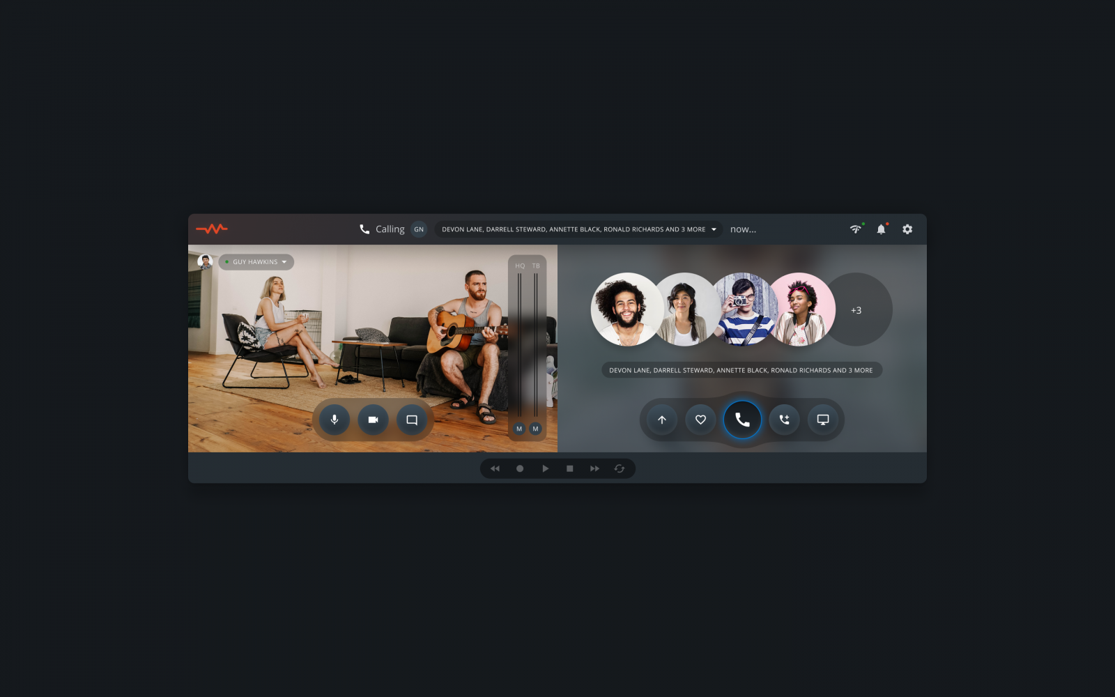Sessionwire — Music collaboration tool interface design